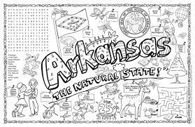 Arkansas Coloring Sheets And Printables