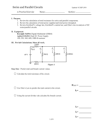 Series Parallel Circuit Analysis