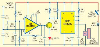 Mobile Phone Signal Detector Circuit Diagram
