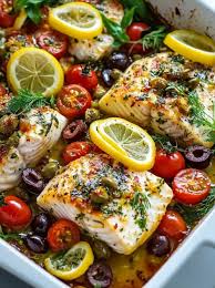 Baked Fish with Vegetables and Lemon – A Simple and Delicious Dish ...