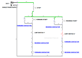 Circuit Diagram Of Forward And Reverse Control Induction Motor