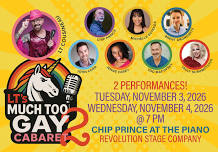 LT Cousineau's MUCH TOO GAY CABARET 2! – Palm Springs LGBTQ+ Event | GayOut