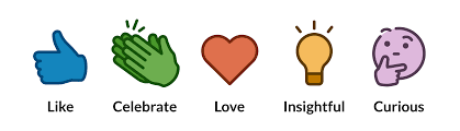 Emoji, simboli, per organizzare meglio i contenuti su Linkedin.