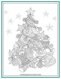 Adult Coloring Sheets Christmas Free Printable