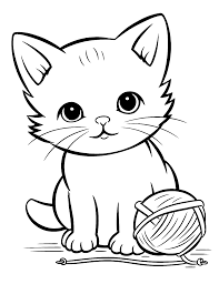Cat Printable Coloring Sheets Free