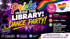 Pride Inside the Library – DANCE PARTY! – Dallas LGBTQ+ Event | GayOut